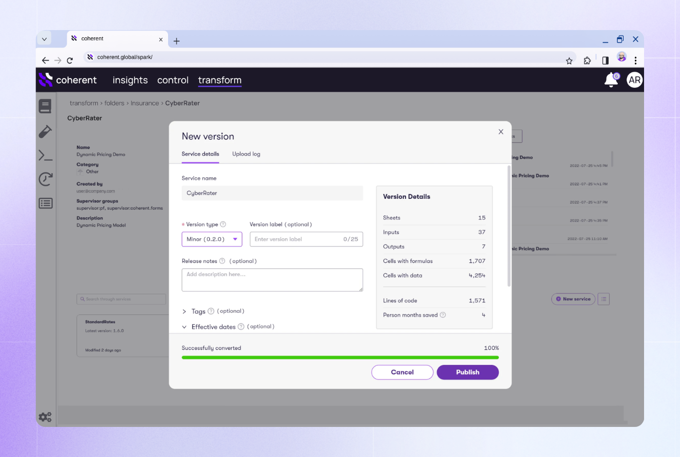 Rating & Pricing Solutions | Coherent